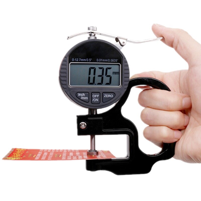 Digital Thickness Gauge Meter 0-12.7mm 0.01mm Port... – Grandado