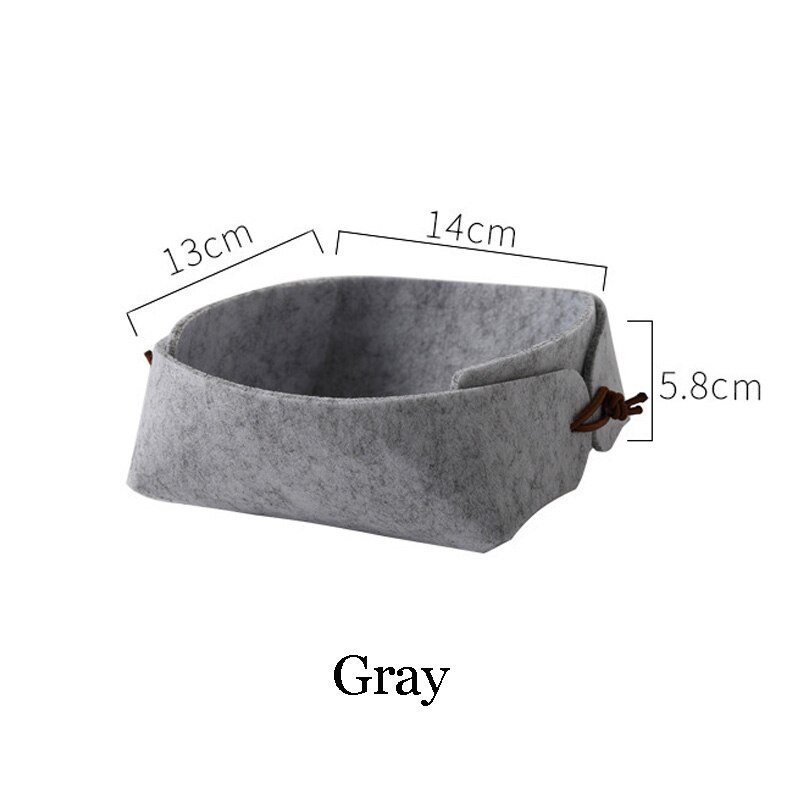 simple key storage box Nordic folding felt storage... – Grandado