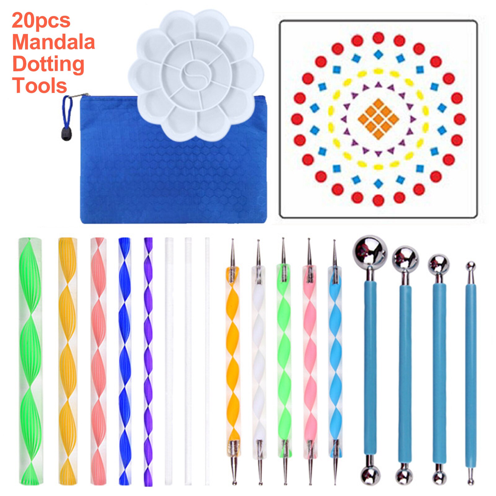 41 Piece Mandala Dotting Tools DIY Painting Stenci... – Grandado