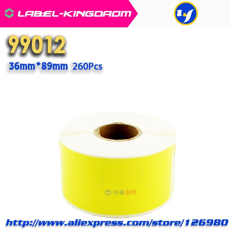 9 Rolls Yellow Color Generic Dymo 99012 Label 36mm... – Grandado