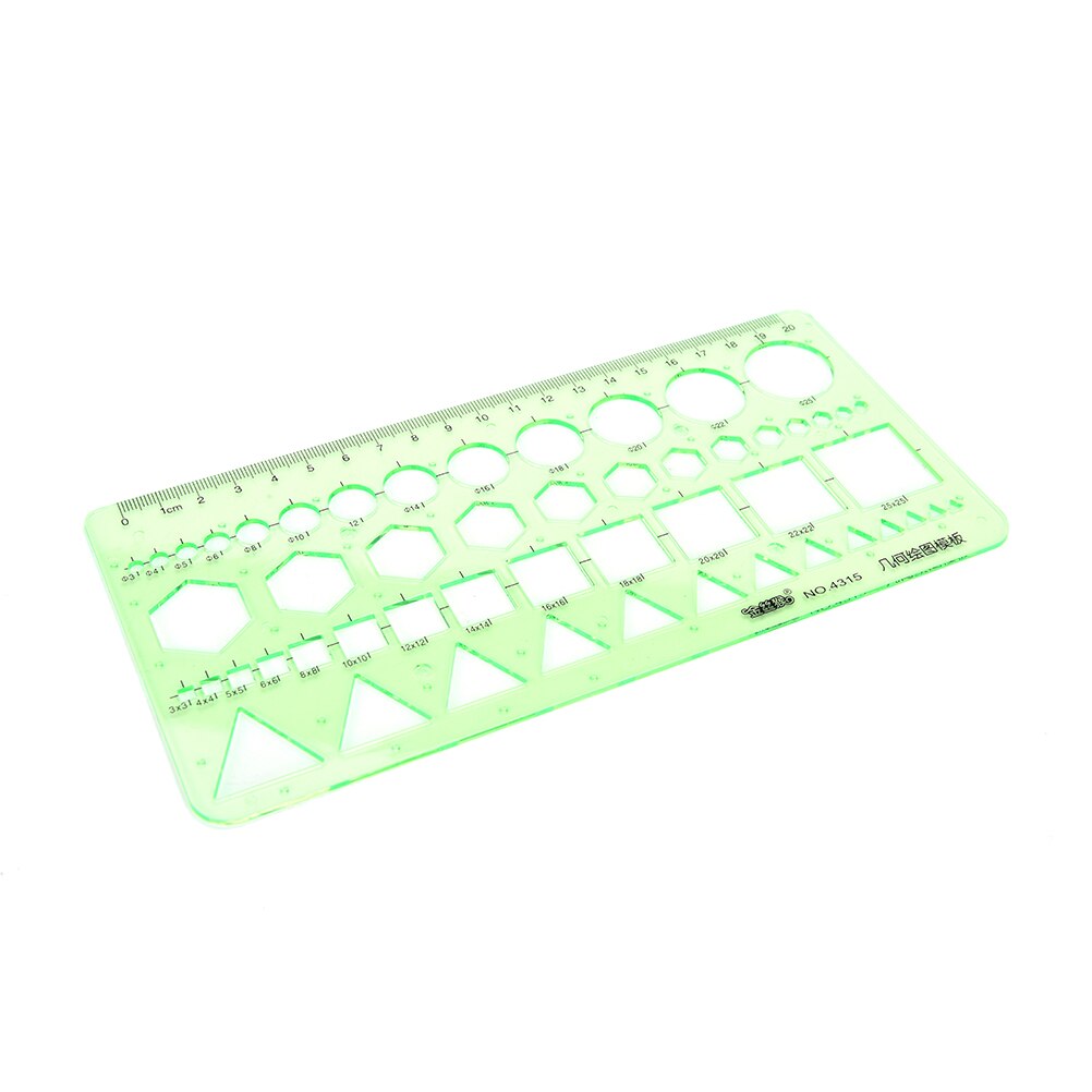 Brand Green Plastic Circles Squares Geometric Temp... – Grandado