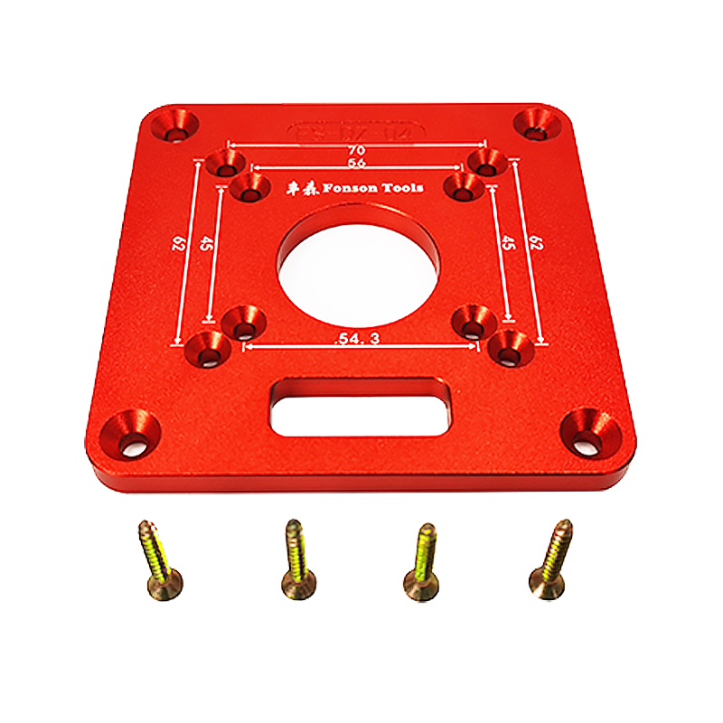 Aluminium Alloy Router Table Insert Plate Woodwork... – Grandado