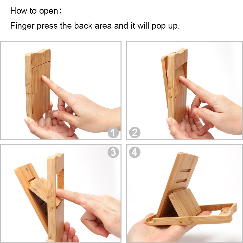 ICozzier Mini Bambus Tragbare Verstellbare Tablet ... – Vicedeal