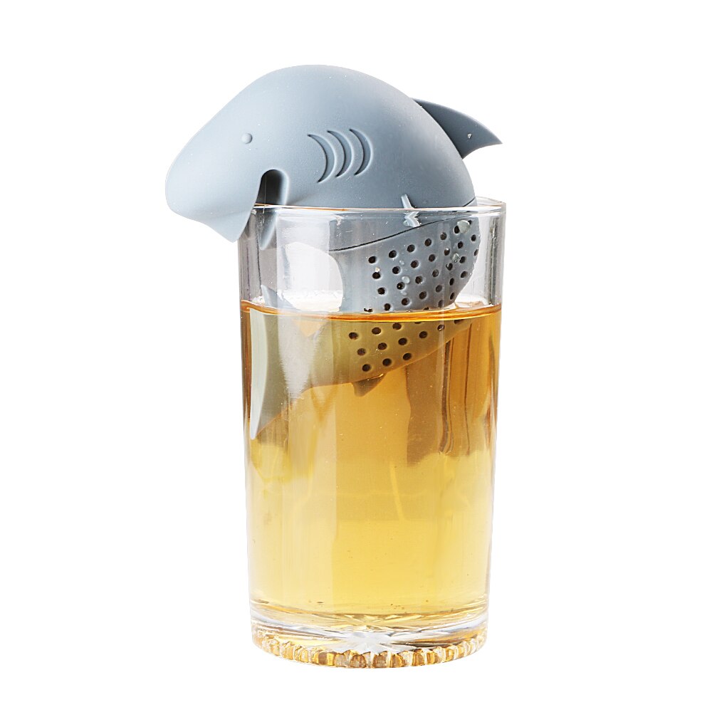 Shark Shape Silicone Tea Strainer Filter Empty Tea... – Grandado