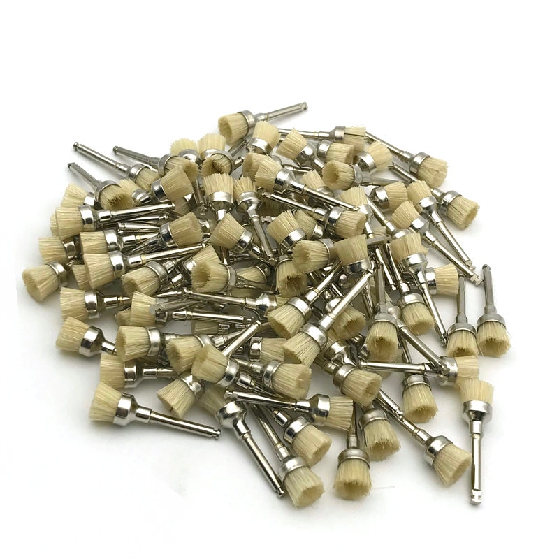 100 Pcs Dental Polishing Brushes Teeth Clean Proph... – Grandado
