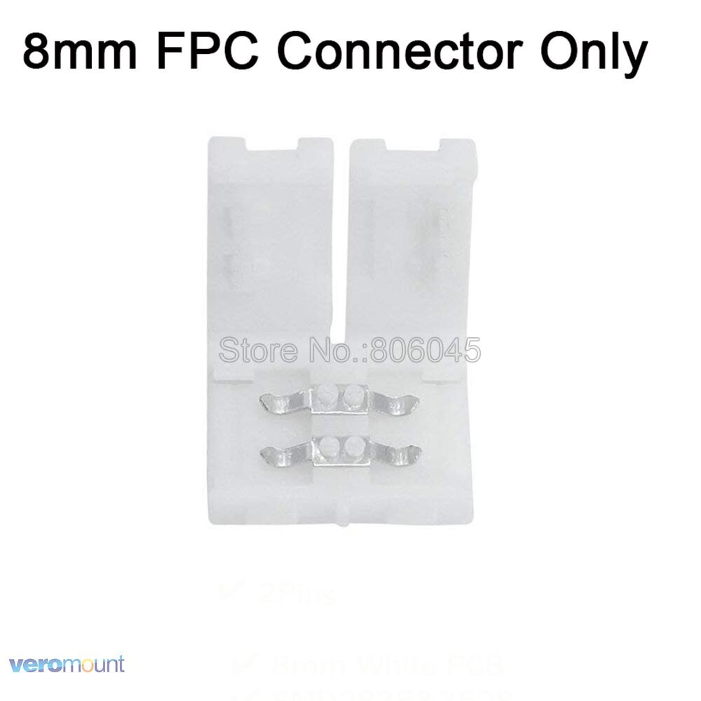 Conector LED sin soldadura, 2 pines, 8mm, L T, for... – Grandado