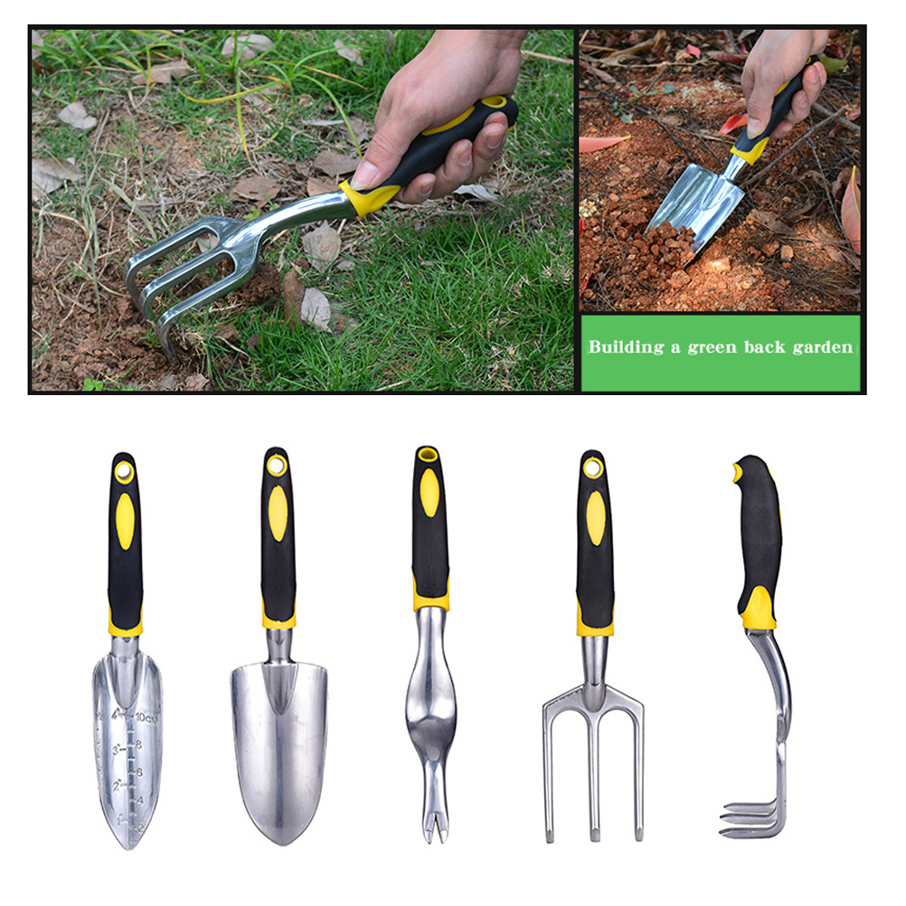 5 Pcs Magnesium Alloy Garden Tool Thicken Portable... – Grandado