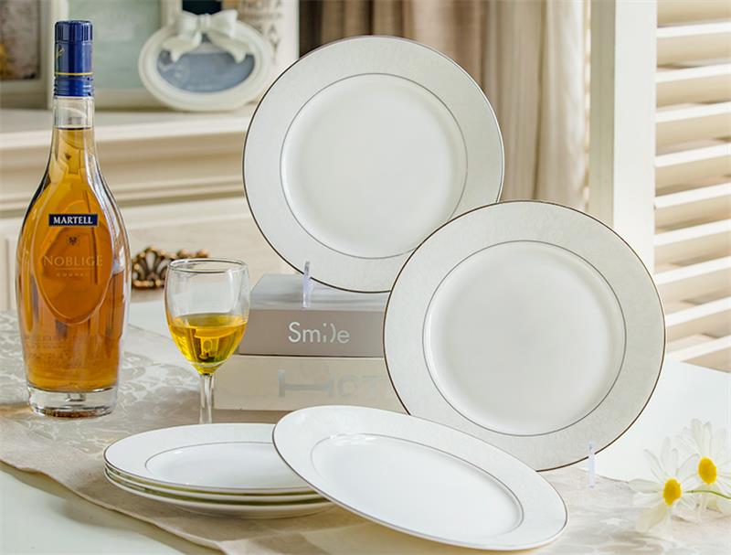 2pcs set, 8inch + 10inch, real bone china dinner p... – Vicedeal