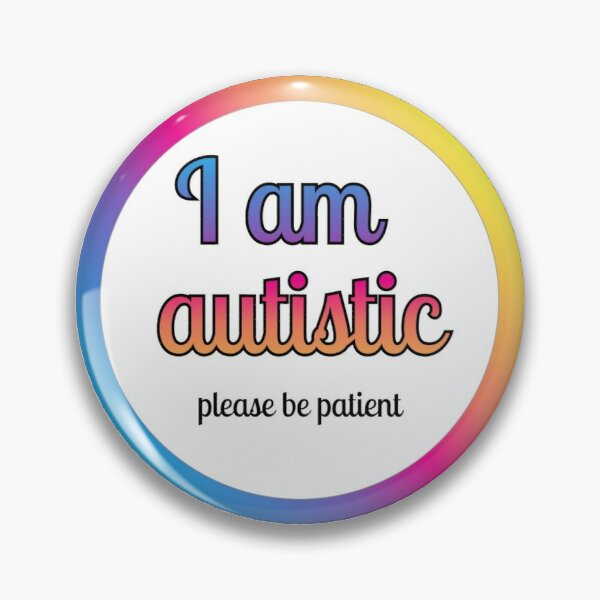 I Am Autistic Rainbow Soft Button Pin Cute Jewelry... – Vicedeal