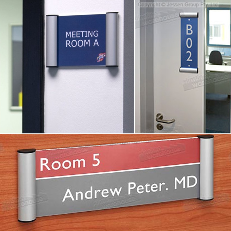 DEZHI-Aluminium Alloy Indoor Wall Mount Sign Holde... – Grandado