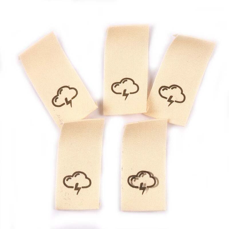 50pcs/lot Cotton Woven Beige Labels For Clothes Ca... – Grandado