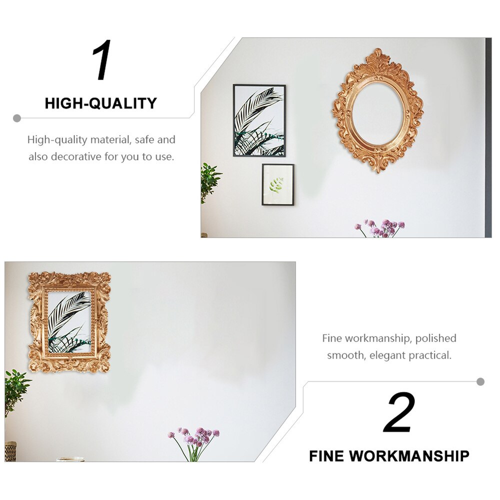 5pcs Embossment Decorative Photo Frames Vintage Ph... – Grandado