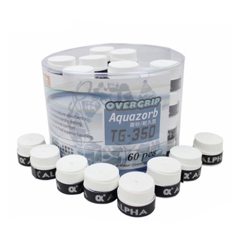 Alpha 0.7mm PU Soft Dry Tennis Overgrip Sweat Swea... – Grandado