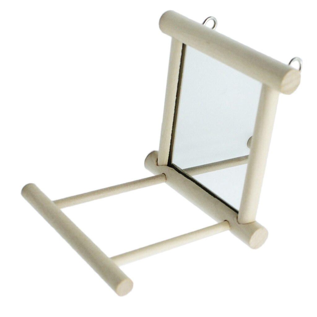 Bird Parrot Wood Ladder Climb Macaw Cage Swing She... – Vicedeal