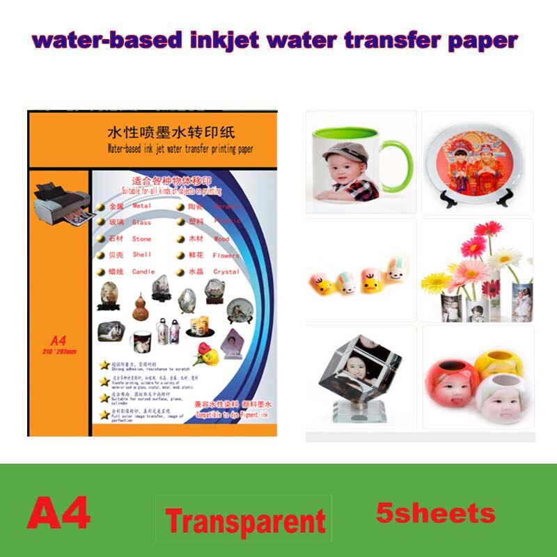 Inkjet Water Slide Decal Transfer Paper A4 Size DI... – Vicedeal