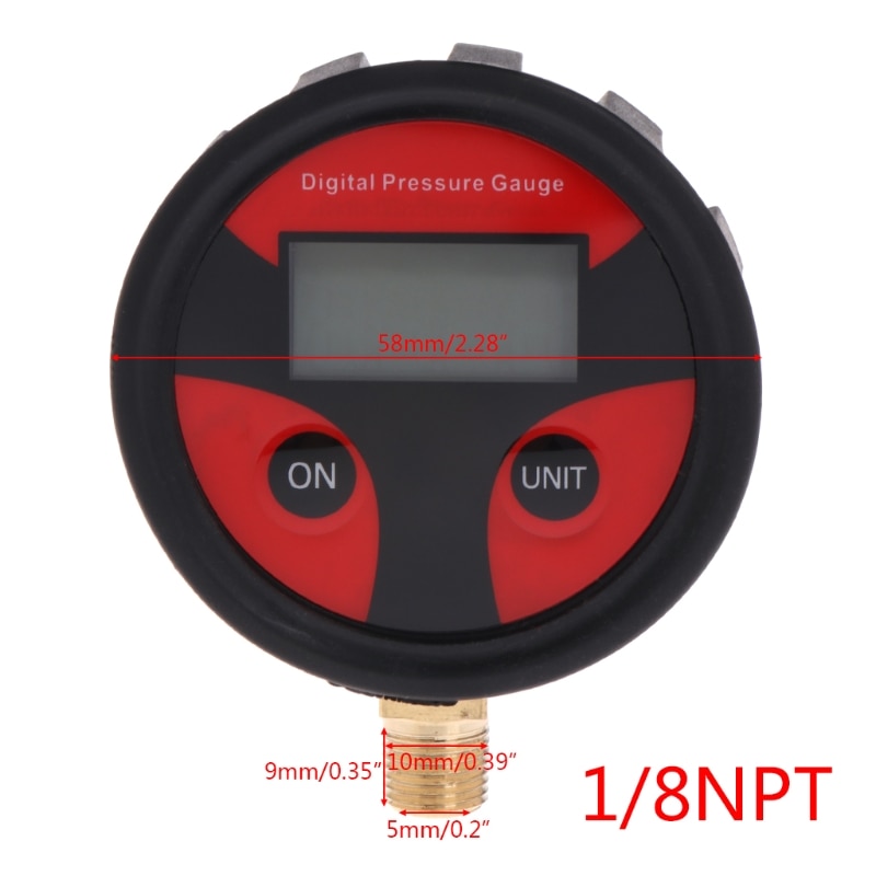 0-200PSI Digital Reifen reifen Manometer LCD Manom... – Grandado