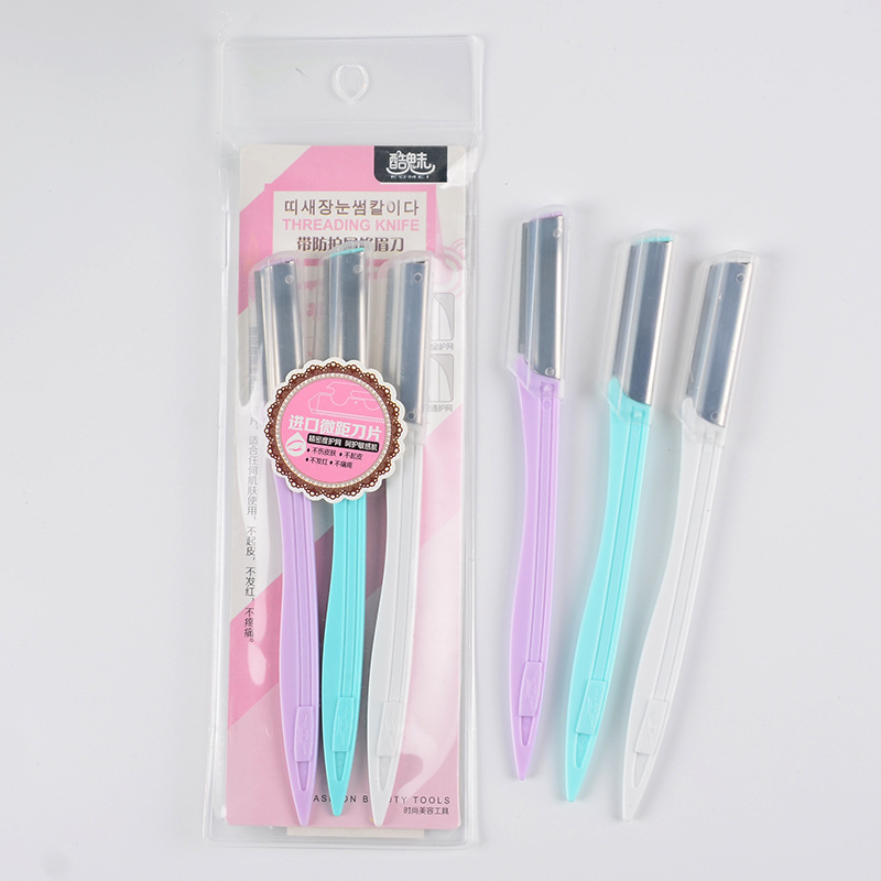 3 Pcs /Set Mix Color Stainless Steel Eyebrow Trimm... – Vicedeal