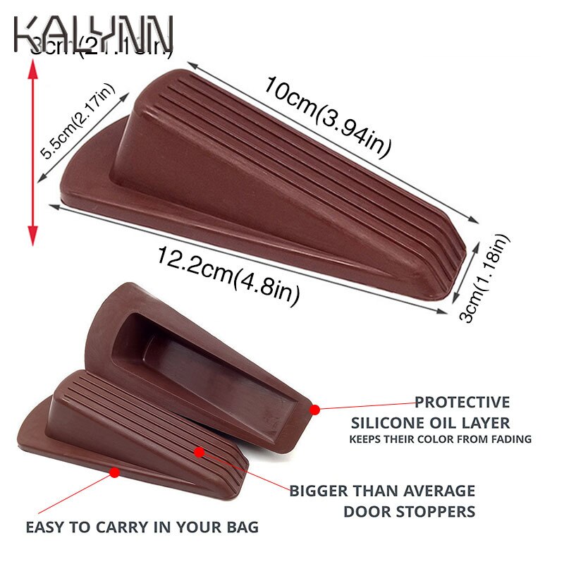 Home Premium Deurstopper Heavy Duty Flexibele Rubb... – Grandado