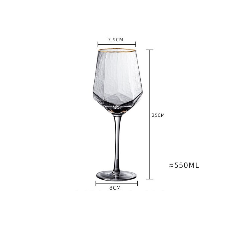 Phnom Penh Diamond Shape Wine Glasses Lead Free Cr... – Grandado