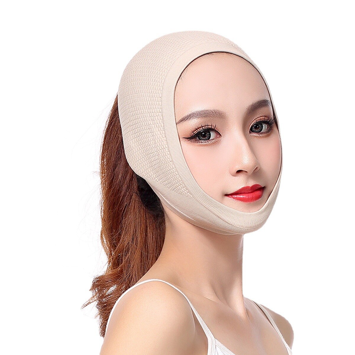 Freies Kleine V Gesicht Gesicht Heben mit Doppel K... – Grandado