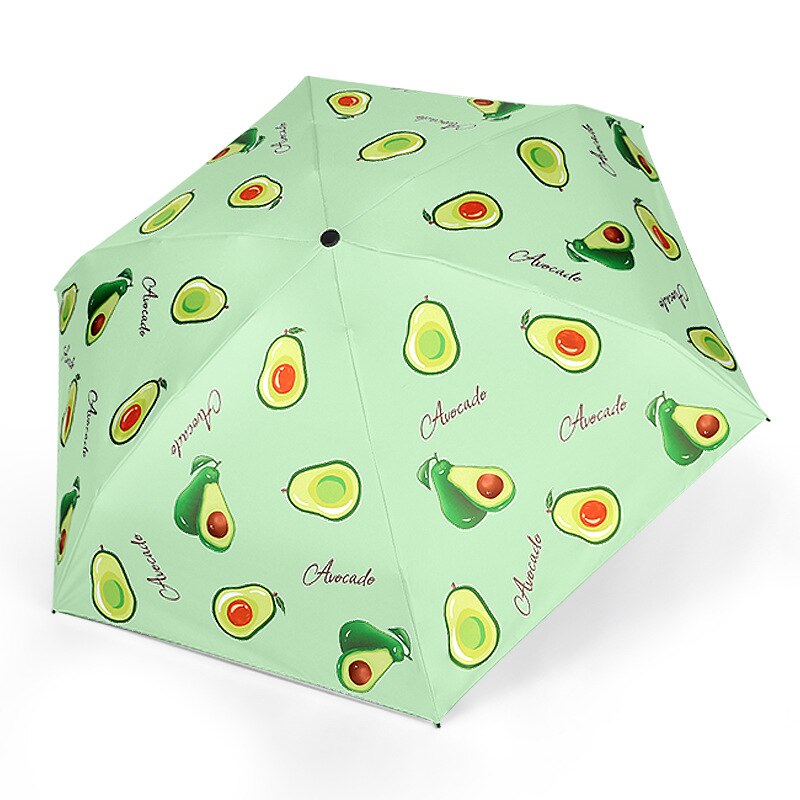 Kleine Mode Opvouwbare Paraplu Regen Fruit Heren M... – Grandado