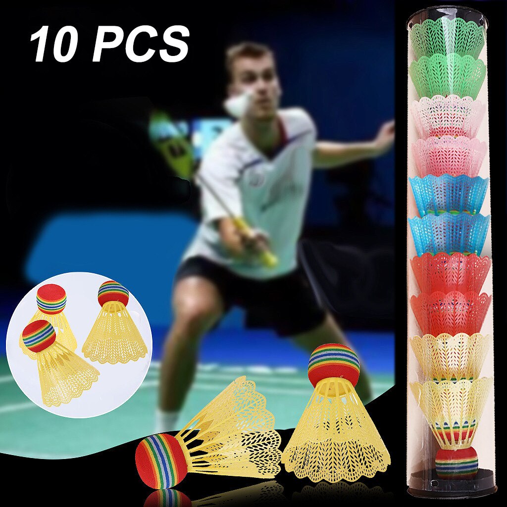 10Pcs Multicolor Badminton Ballen Familie Huishoud... – Grandado