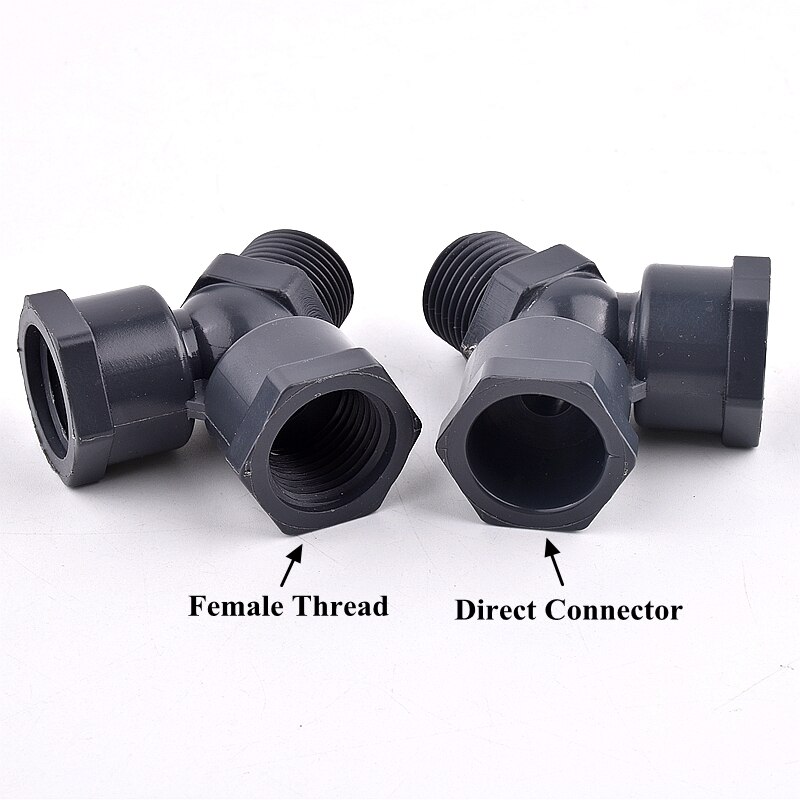 1Pc 1/2" 1/4" Female/Male Thread 20mm UPVC Connect... – Grandado