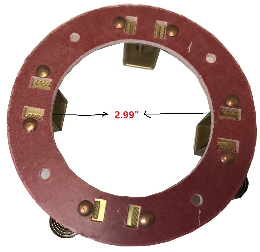 Brush plate Assembly,Electric 1997-uand Club Car Brush plate assembly ...