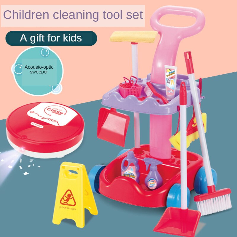 Children's Cleaning Girls' Cleaning Mops, Automati... – Grandado