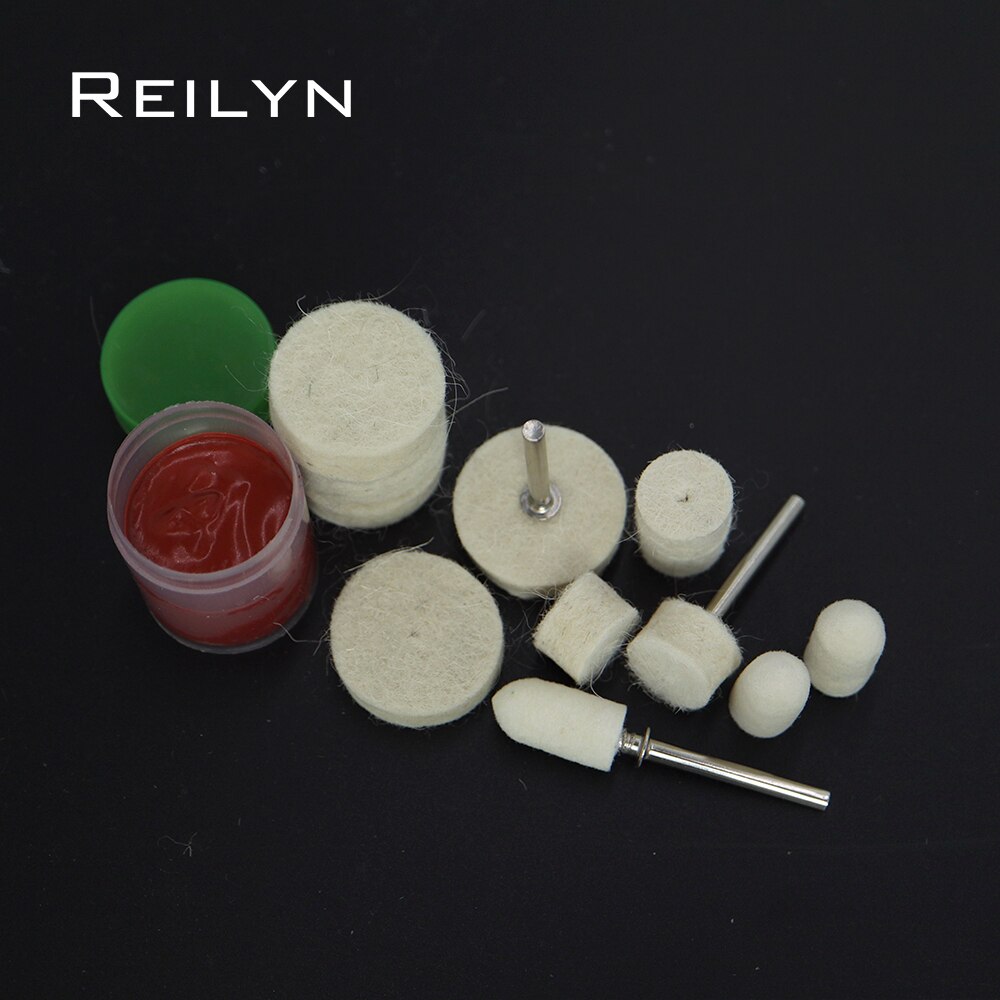 50 stk poleringsskive for ullpolering 25mm/13mm/9m... – Vicedeal