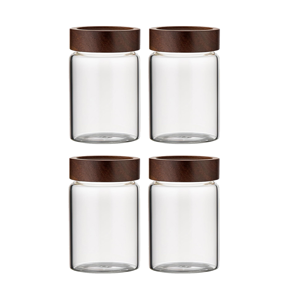 Glass Food Storage Jars with Screw Airtight Seal A... – Grandado