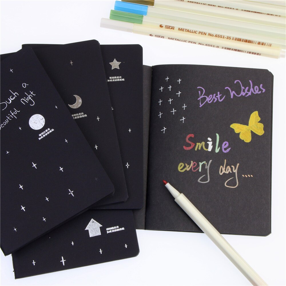 Sketchbook Diary Drawing Painting Graffiti Black P... – Grandado