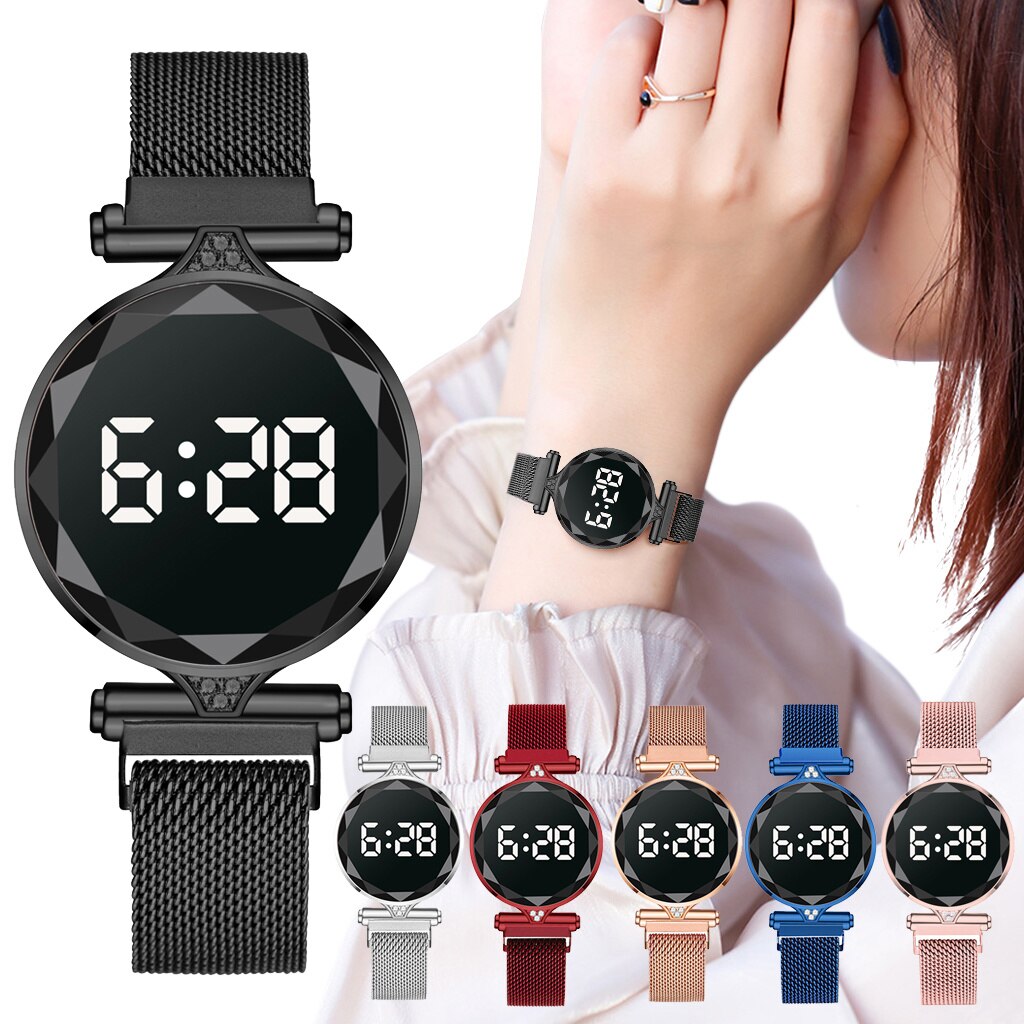 Luxury Women Watches Digital Magnet Watch Female C... – Vicedeal