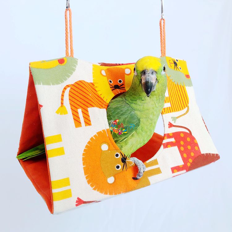 handmade Soft Bird Parrot triangle Hammock Birds H... – Grandado