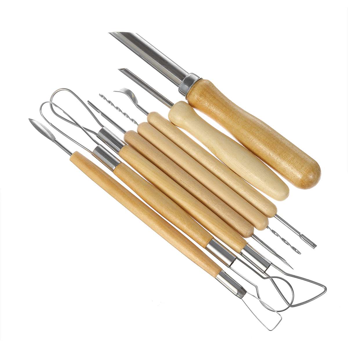 8 Pcs/set Clay Sculpting Clay Pottery Carving Tool... – Grandado