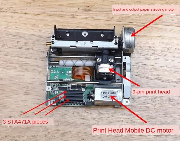 Naald Printer Motor 9-Pin Printkop Machine Beugel ... – Grandado