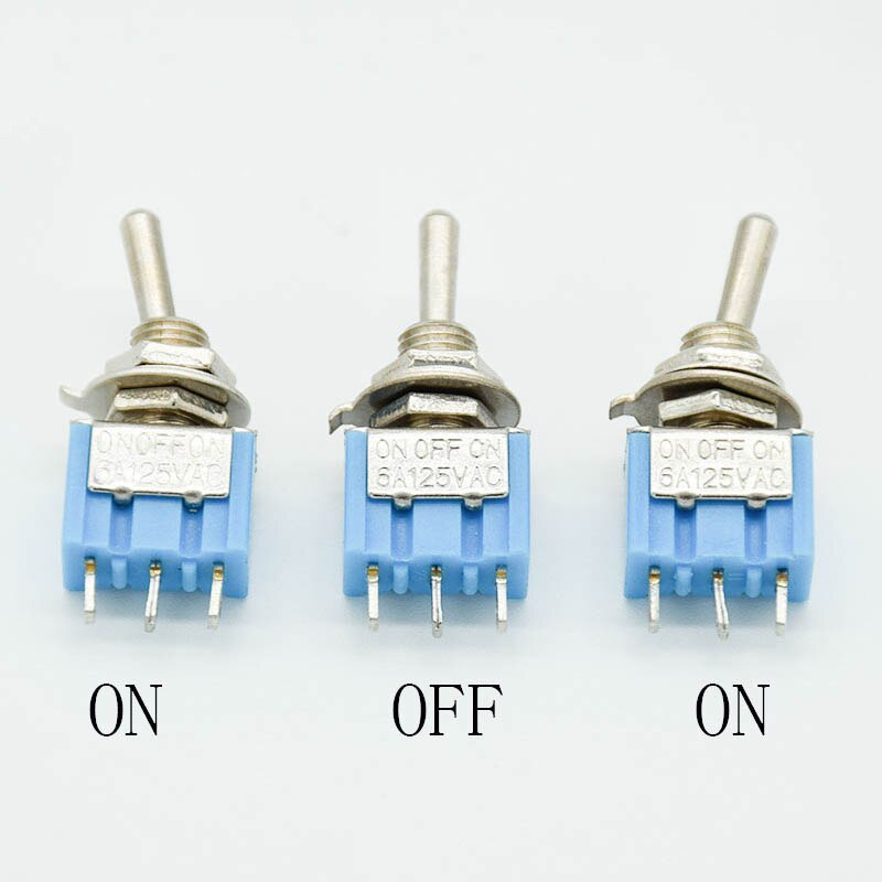 5Pcs ON-OFF-ON 3 Pin 3 Position Mini Latching Togg... – Grandado