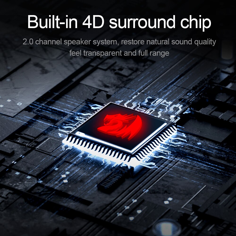 Redragon GS520 aux 3,5mm Stereo umgeben musik Clev... – Grandado