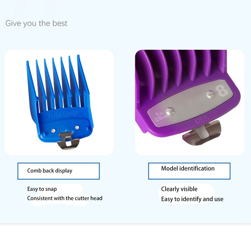 10PCS Clipper Guards for Wahl Clipper, Colored Hai... – Vicedeal