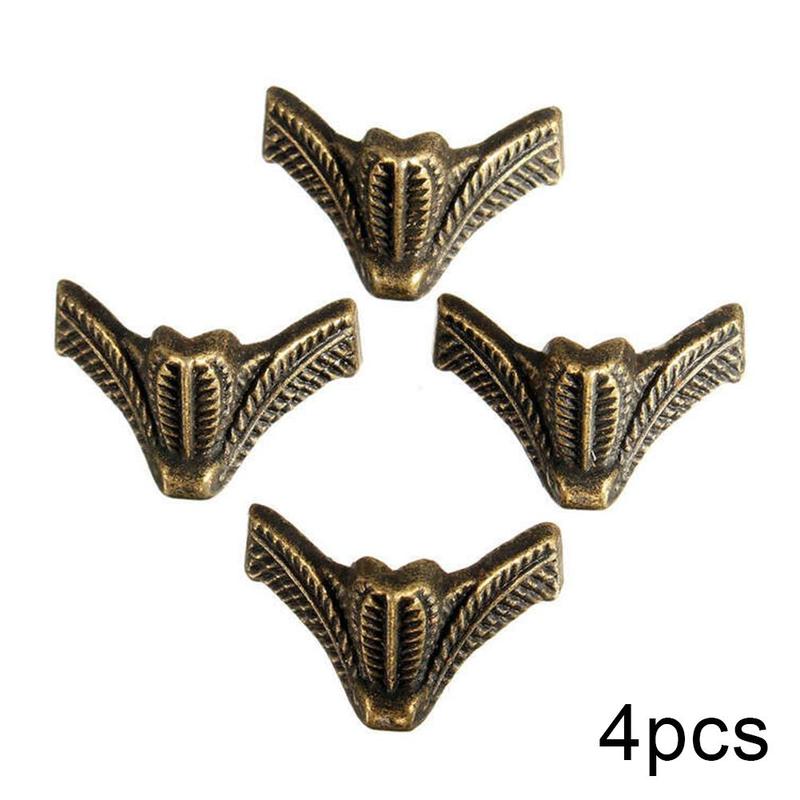 4PCS Antique Corner Protector Bronze Jewelry Chest... – Grandado