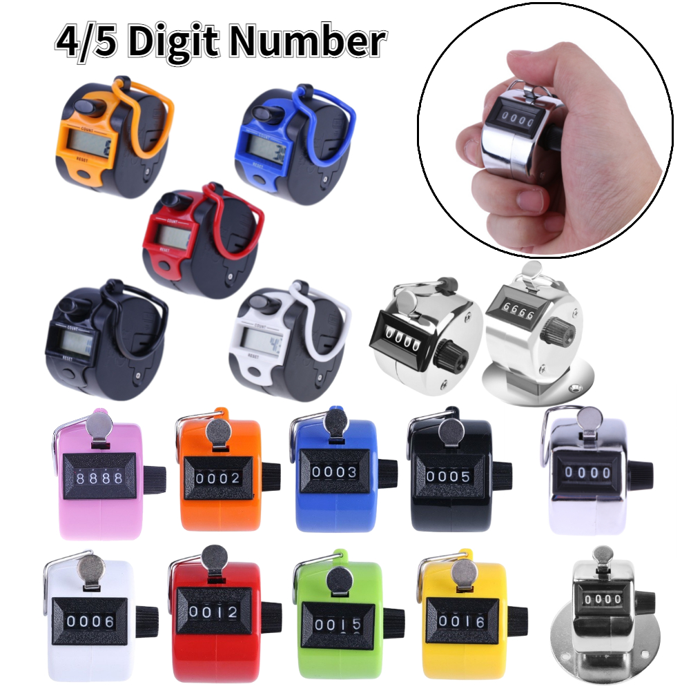 4/5 Digit Number Counters Plastic Shell Hand Finge... – Vicedeal