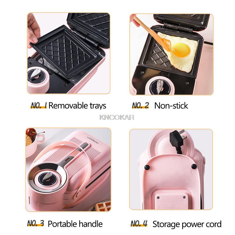 Electric Sandwich Maker Timing Waffle Maker Toaste... – Grandado