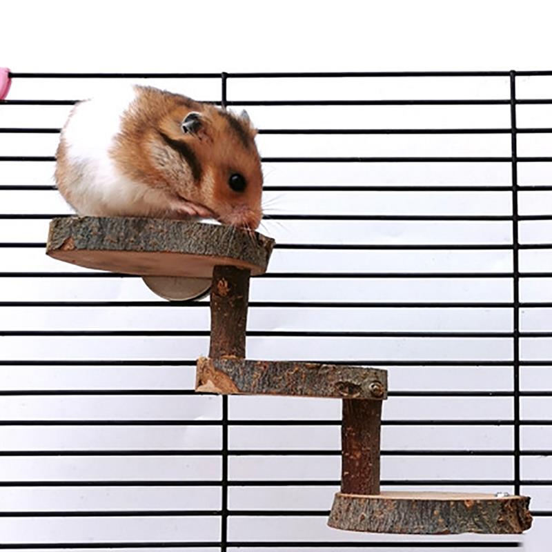 1PC Hamster Platform Wooden Small Animals Climbing... – Grandado