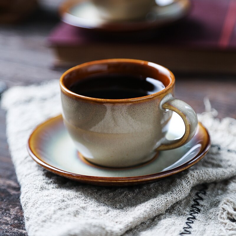 Tea Cup Saucer Espresso Cups Mugs Coffee Cups Vint... – Grandado