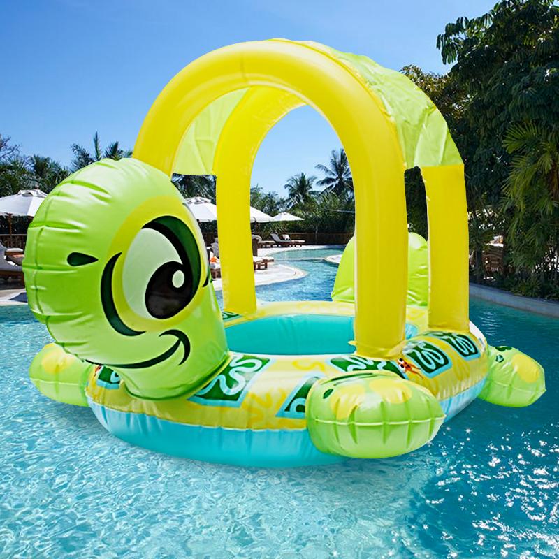 Baby Kids Inflatable Swimming Ring Float Sear Turt... – Grandado