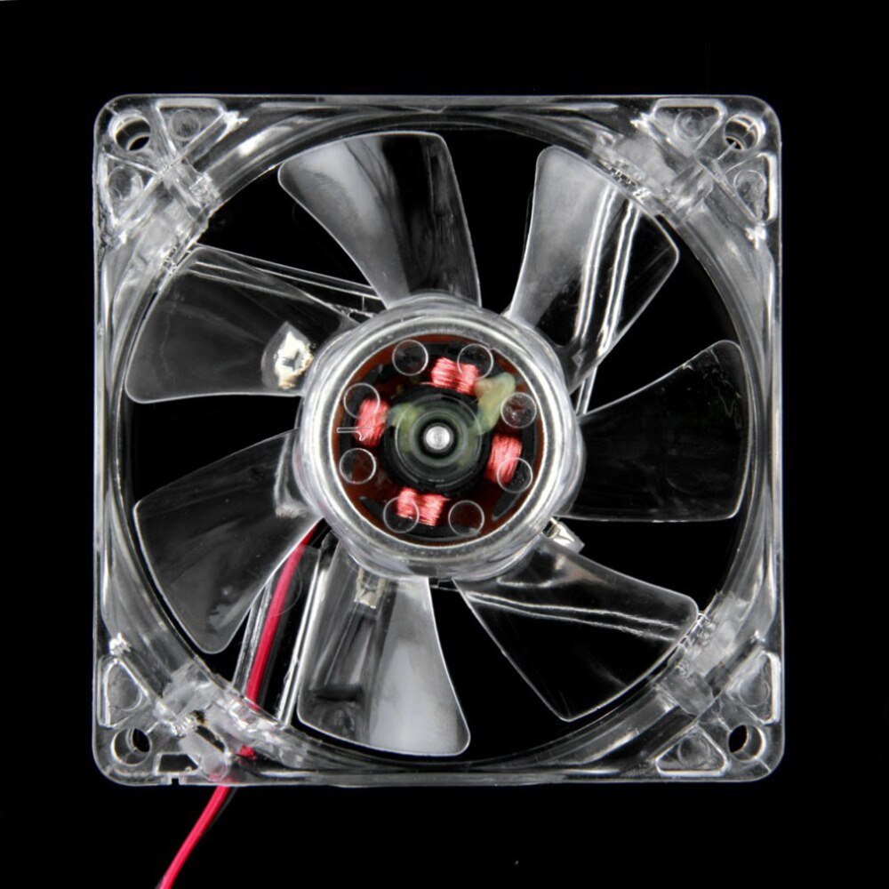 Computer PC Fan 80mm Mit LED 8025 Stille Kühlung Fan 12V LED Leucht ...