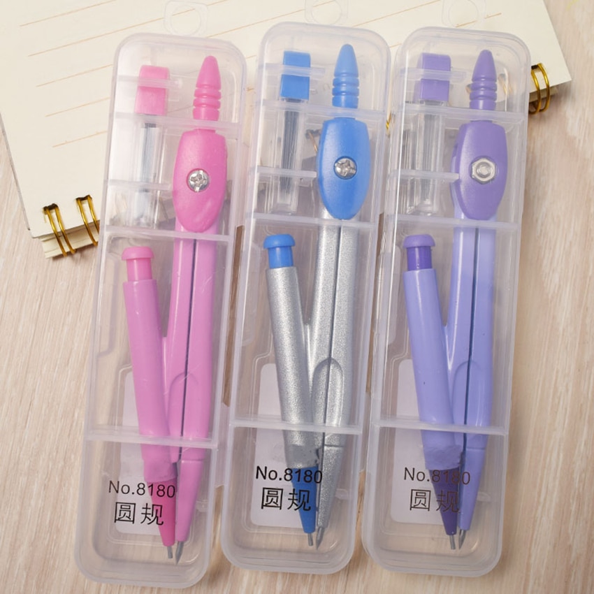 Metal Student Compass Geometry Set, Pencil Leads, ... – Grandado
