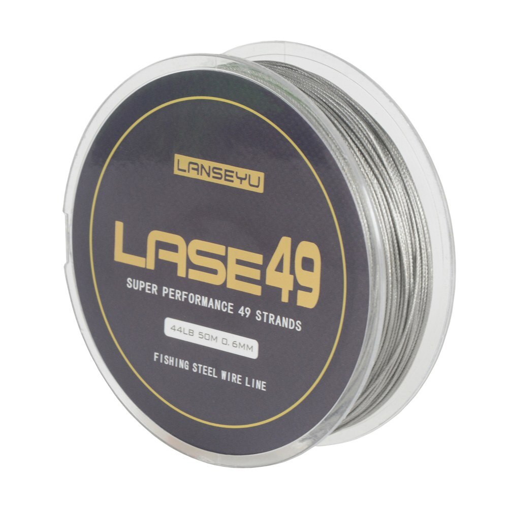LANSEYU 50M 49 Strands Stainless Steel Wire Fishin... – Grandado
