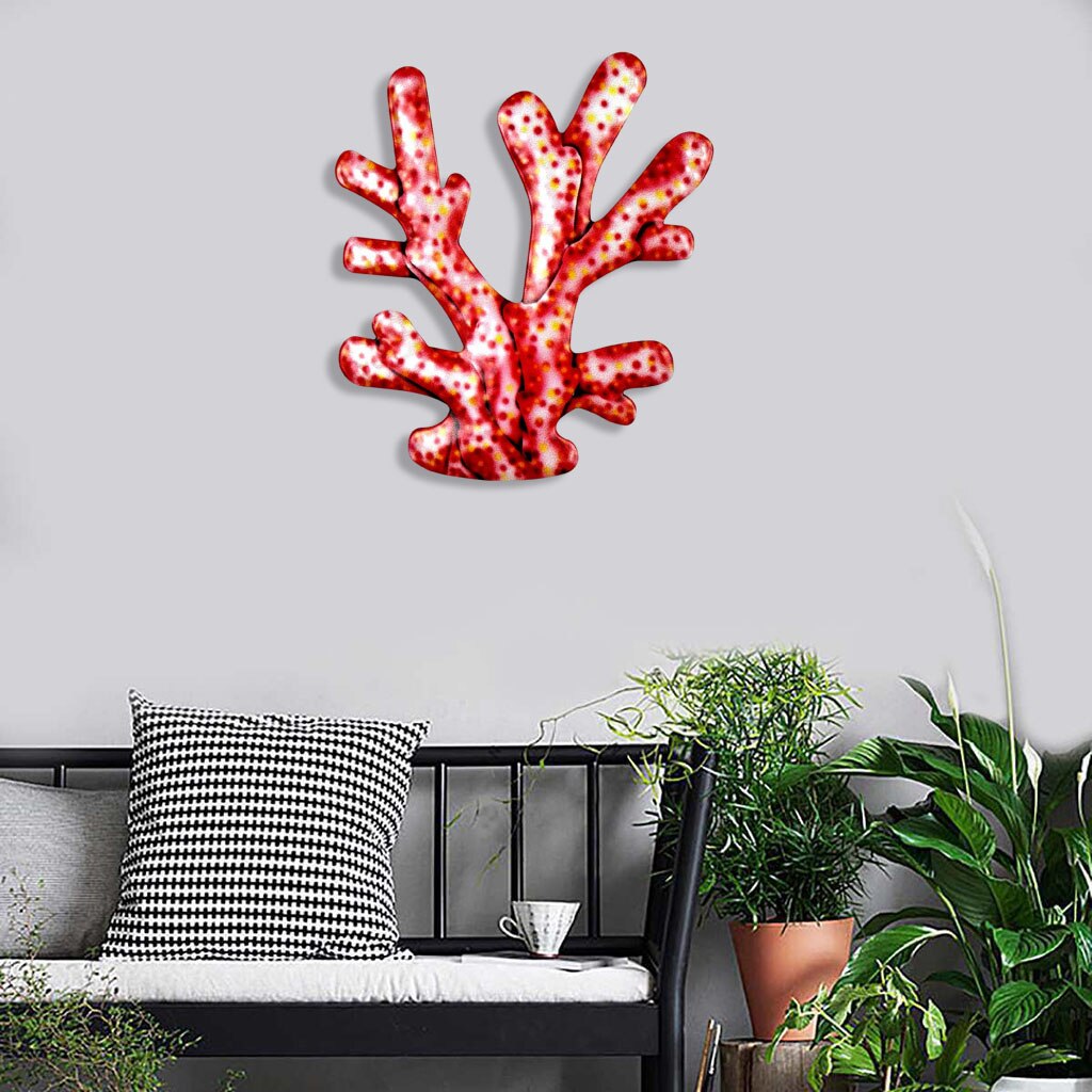 Metal Coral Wall Art Wall Decor Sculpture Hanging ... – Grandado