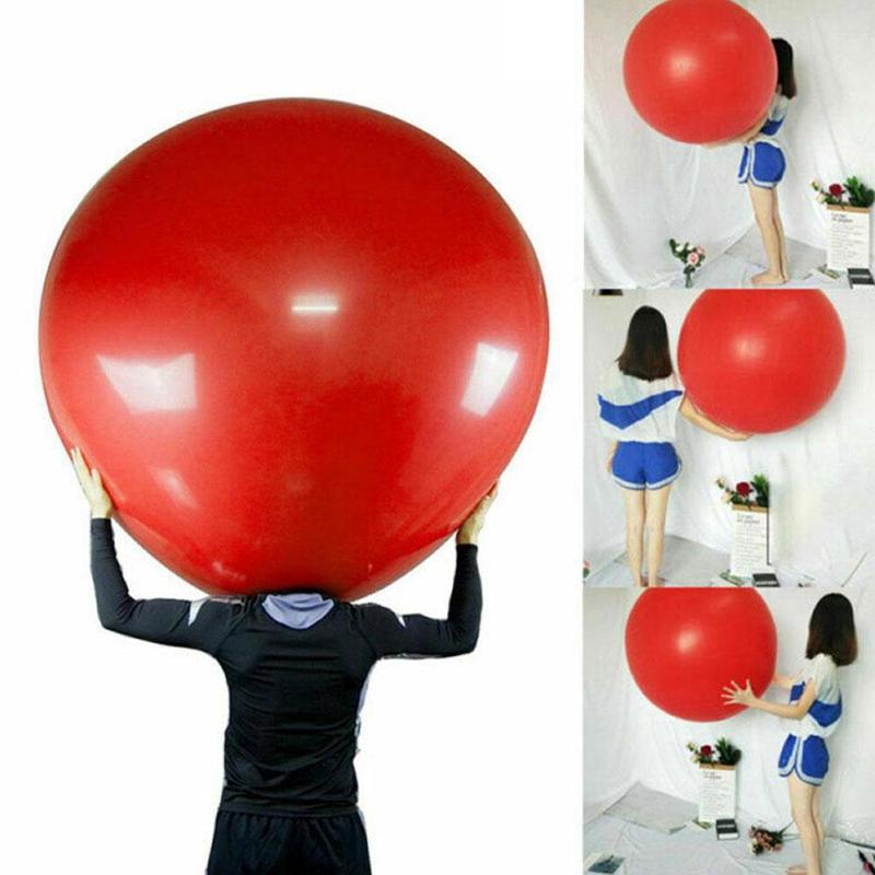 72 inches Big Round Balloons Multicolored Matte Th... – Grandado
